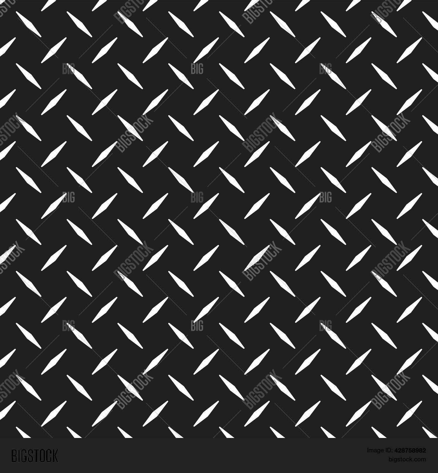 Diamond Plate Metal Vector & Photo (Free Trial) | Bigstock