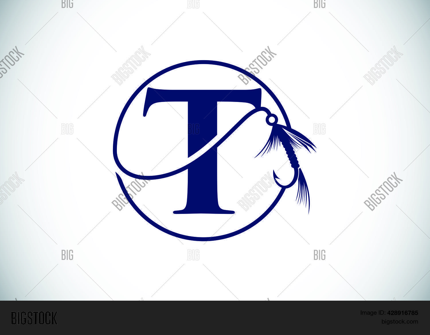Initial T Monogram Vector & Photo (Free Trial) | Bigstock