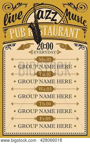 Vector Poster Pub Vector & Photo (Free Trial) | Bigstock
