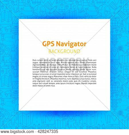 Gps Navigator Paper Vector & Photo (Free Trial) | Bigstock