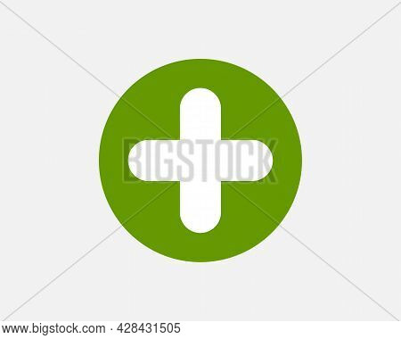 Green Plus Sign. Vector & Photo (Free Trial) | Bigstock