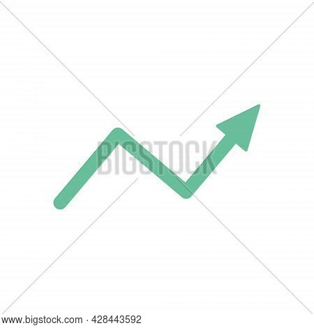 Increase Arrow Sign. Vector & Photo (Free Trial) | Bigstock