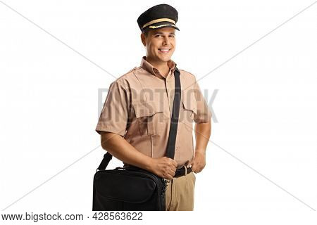 Smiling Young Mailman Image & Photo (Free Trial) | Bigstock