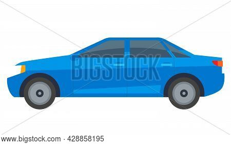 Blue Car. Vector Vector & Photo (Free Trial) | Bigstock