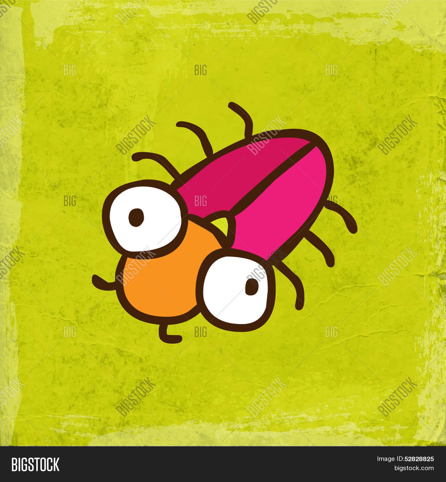 Cartoon Bug. Cute Vector & Photo (Free Trial) | Bigstock