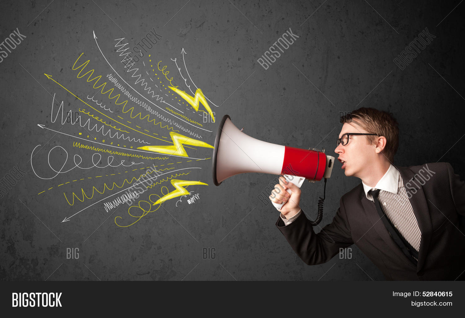 Leader Guy Shouting Image & Photo (Free Trial) | Bigstock