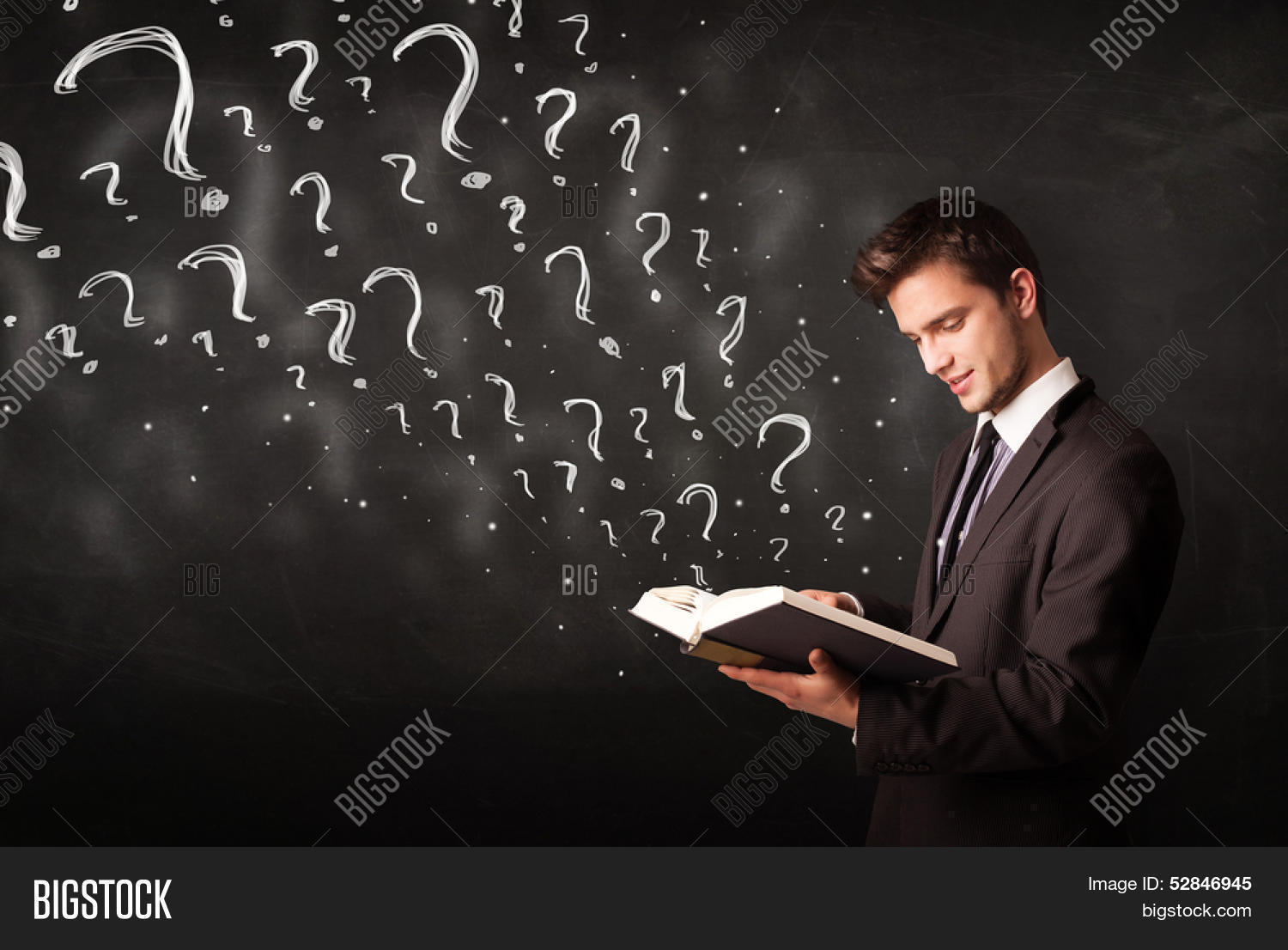 Confused Man Reading Image & Photo (Free Trial) | Bigstock