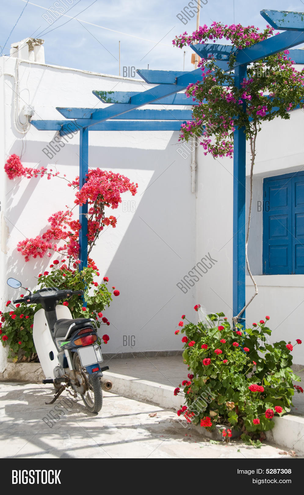 Street Scene Greek Image & Photo (Free Trial) | Bigstock