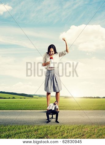 Big Angry Woman Small Image & Photo (Free Trial) | Bigstock