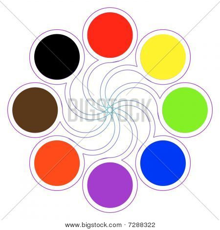Round Color Palette Vector & Photo (Free Trial) | Bigstock