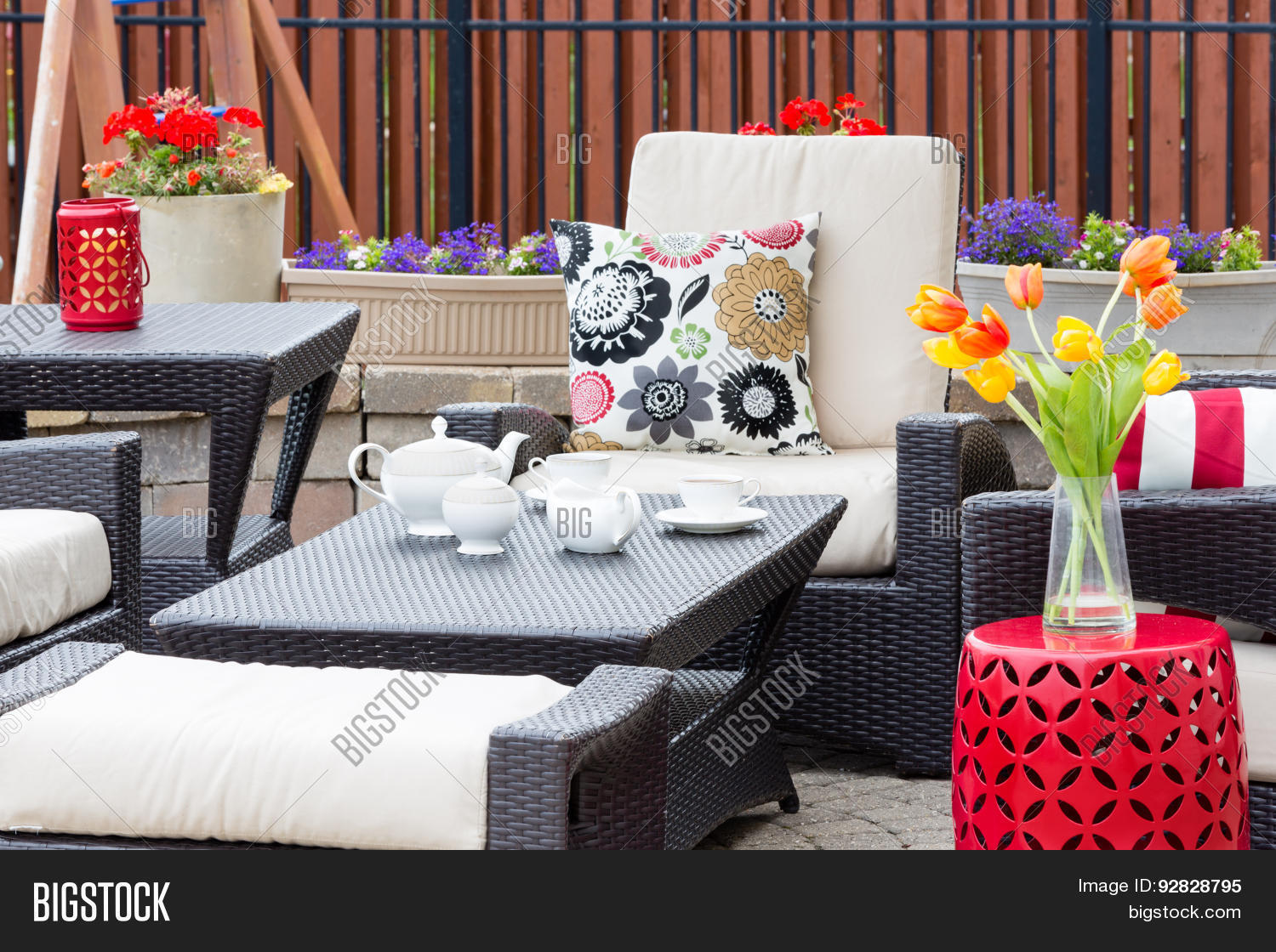 Tea Served On Outdoor Image & Photo (Free Trial) | Bigstock