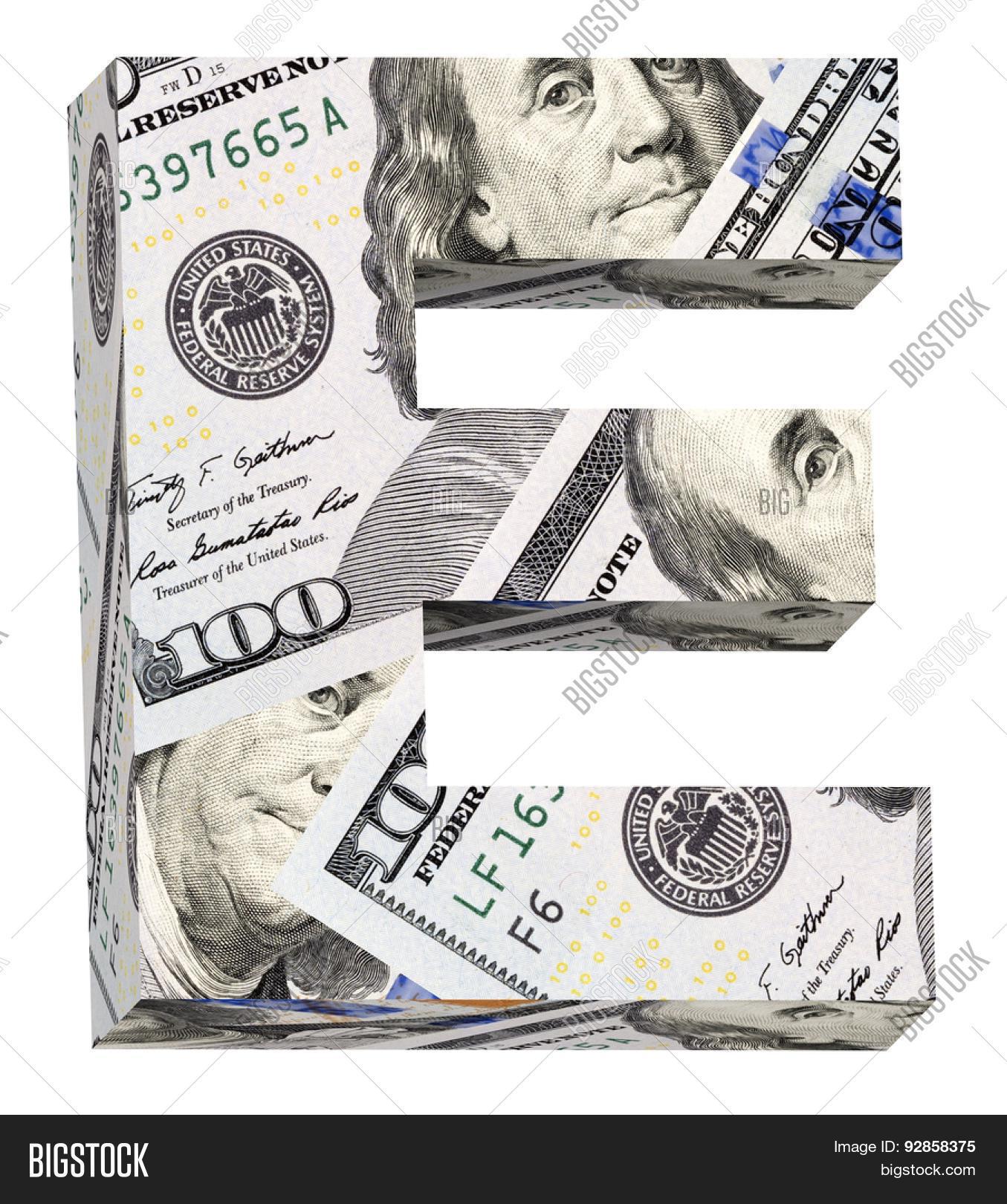 One Letter Dollar Bill Image & Photo (Free Trial) | Bigstock