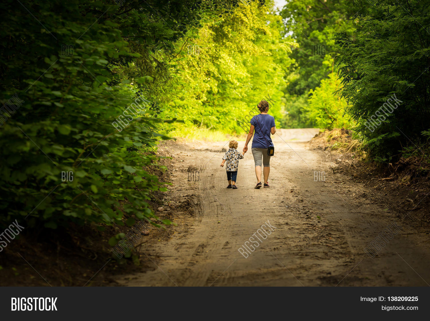Mother Child Walking Image & Photo (Free Trial) | Bigstock