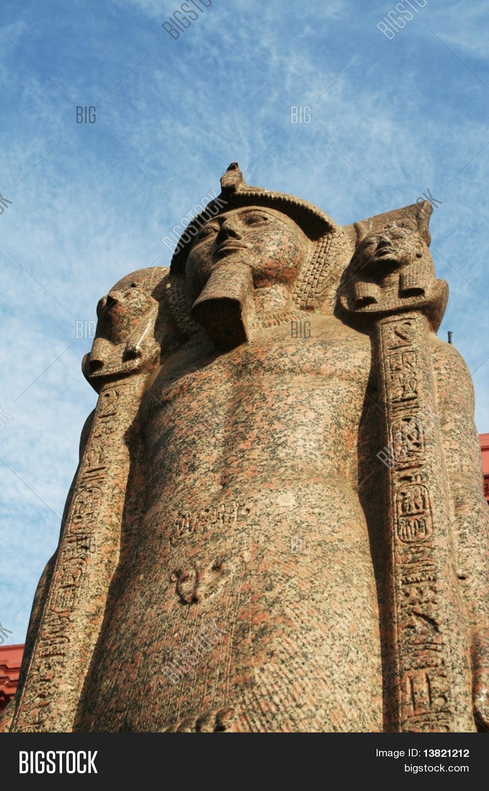 Statue Pharaoh Stands Image & Photo (Free Trial) | Bigstock