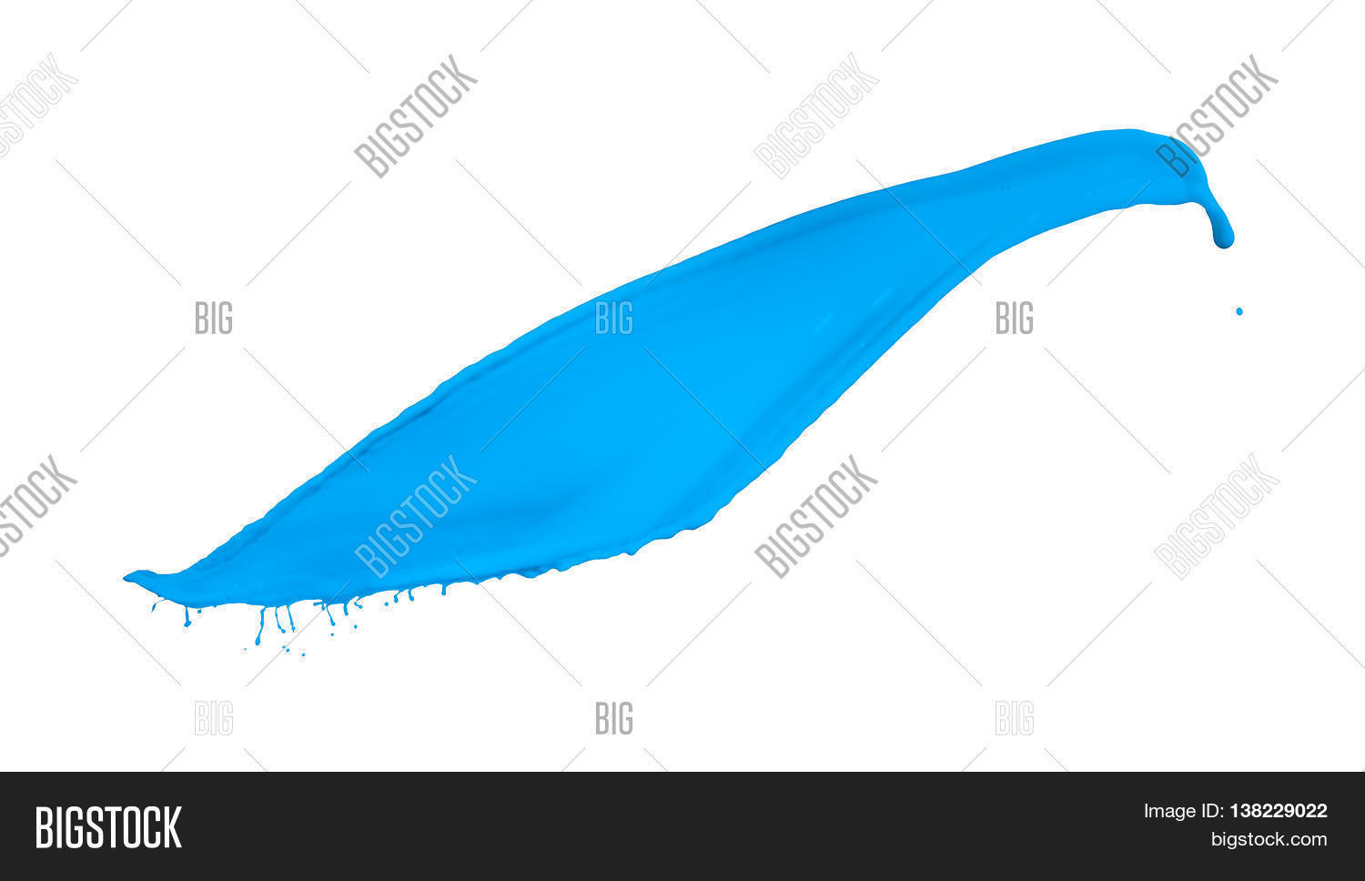 Blue Paint Splash Image & Photo (Free Trial) | Bigstock