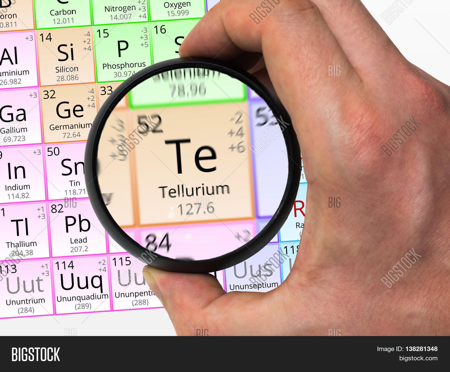 Tellurium Symbol - Te Image & Photo (Free Trial) | Bigstock
