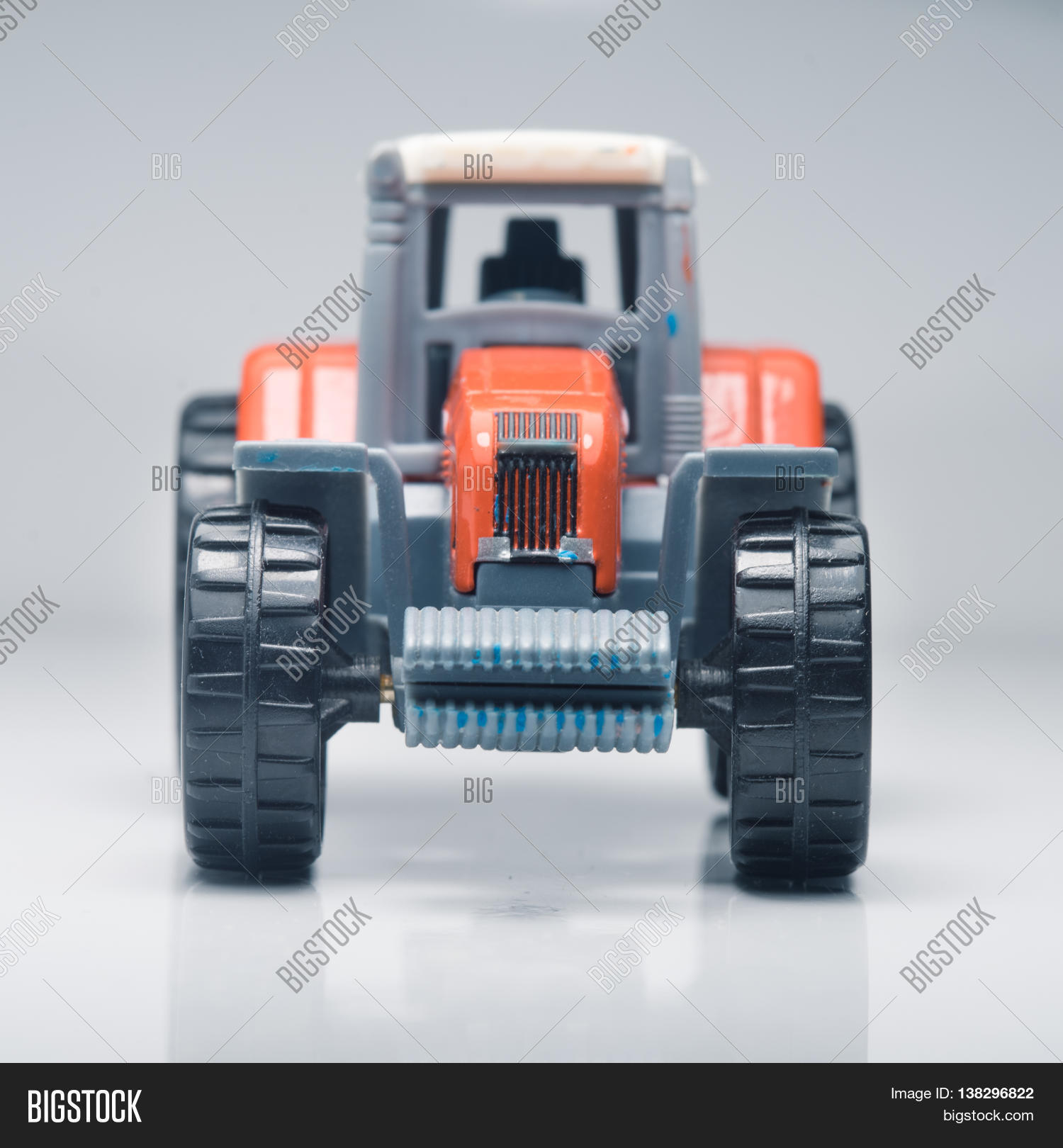 Small Red Toy Tractor Image & Photo (Free Trial) | Bigstock