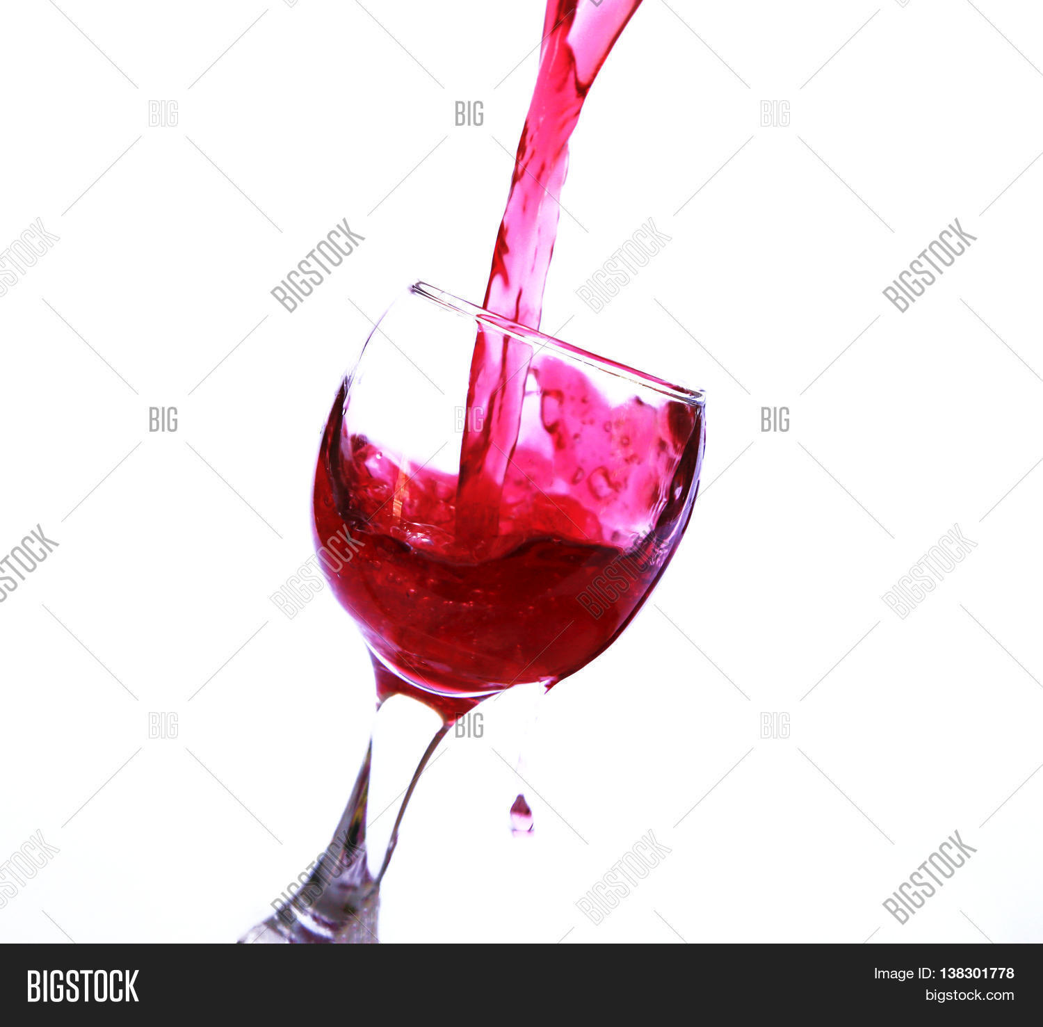 Glasses Sparkling Red Image & Photo (Free Trial) | Bigstock