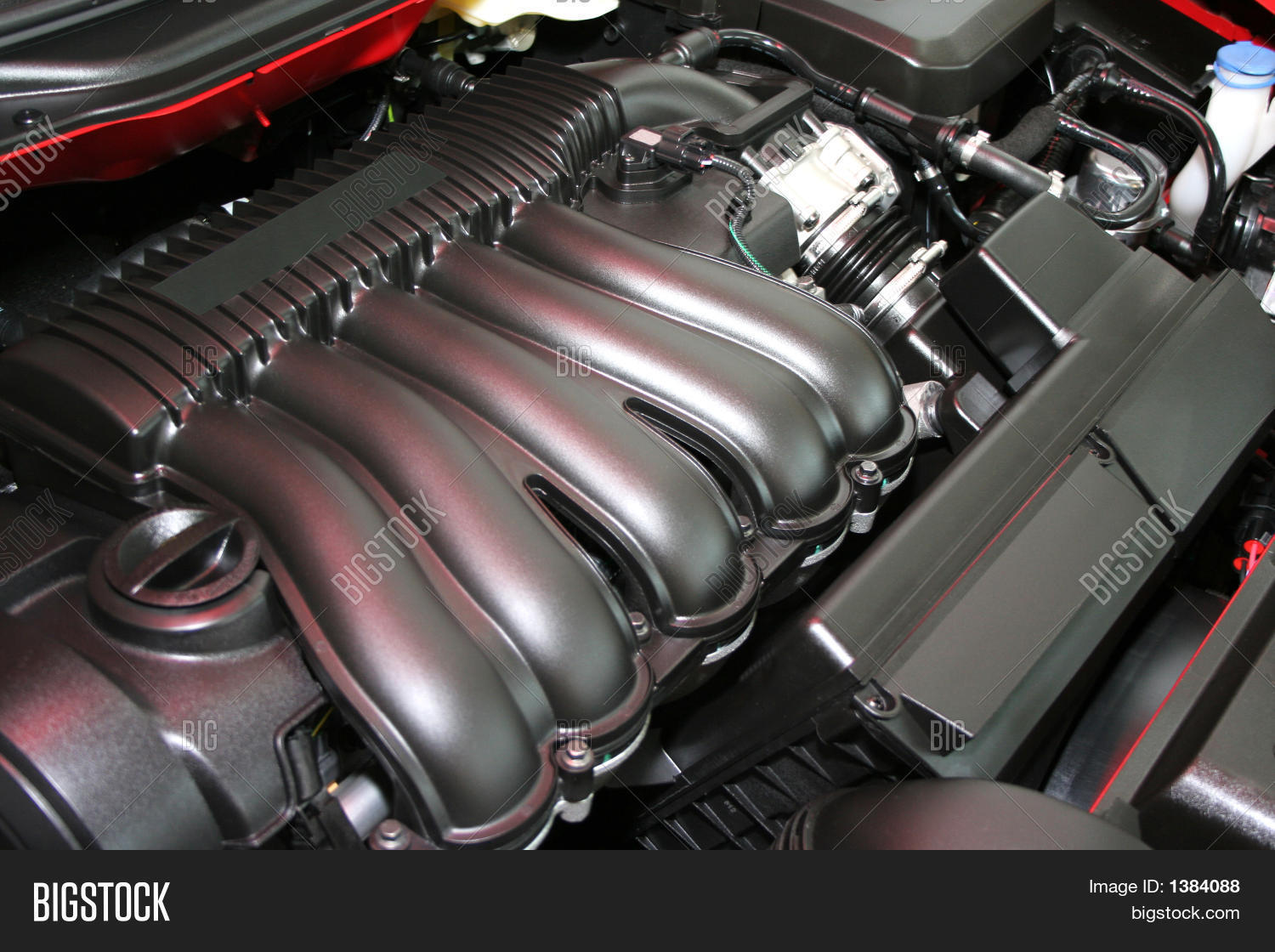 Powerful Engine Red Image & Photo (Free Trial) | Bigstock