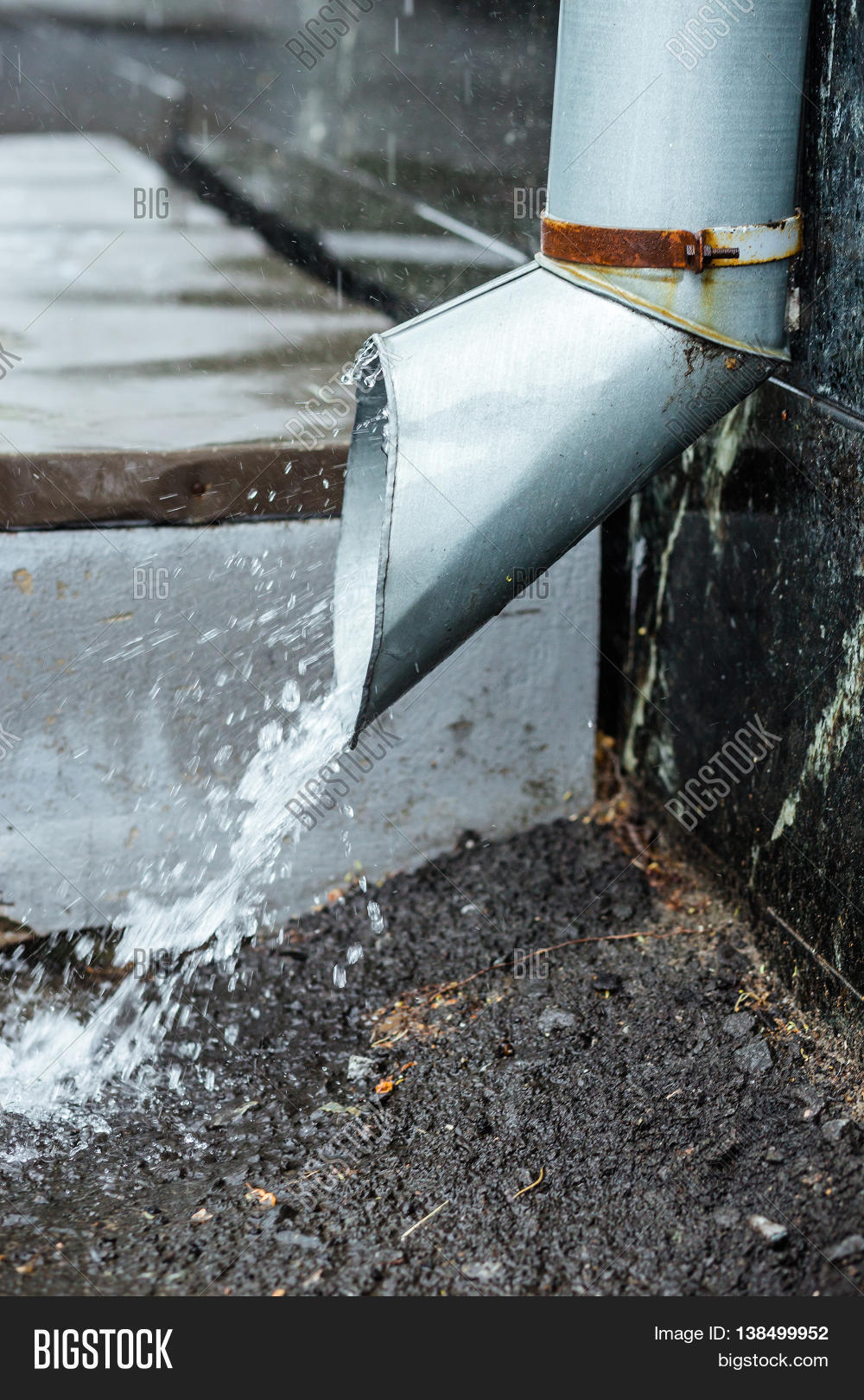 Rainwater Flow Image & Photo (Free Trial) | Bigstock