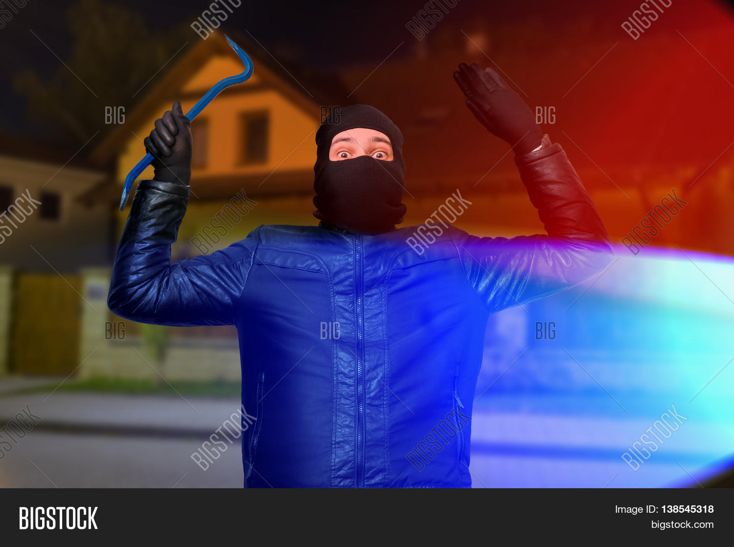 Police Lights Masked Image & Photo (Free Trial) | Bigstock