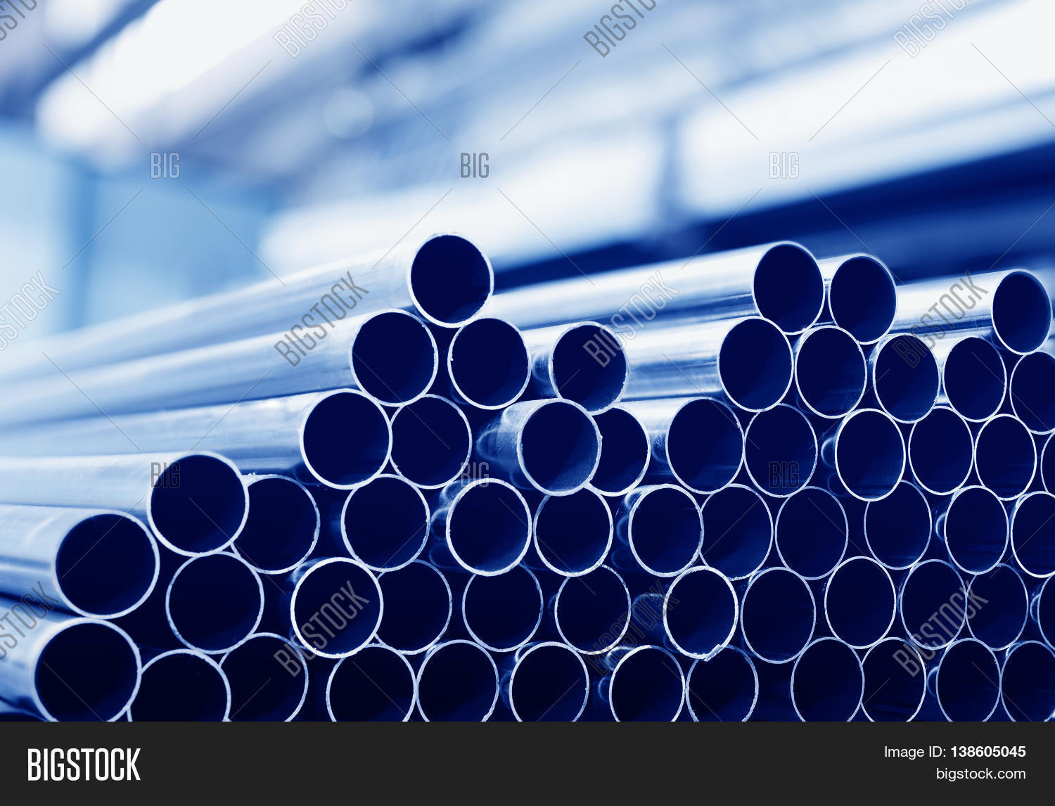 Steel Tubes Against Image & Photo (Free Trial) | Bigstock