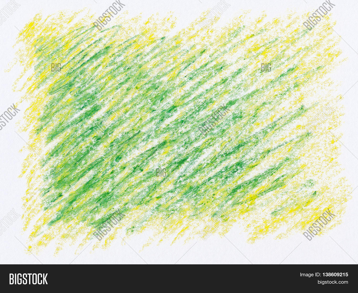 Green Crayon Line Image & Photo (Free Trial) | Bigstock