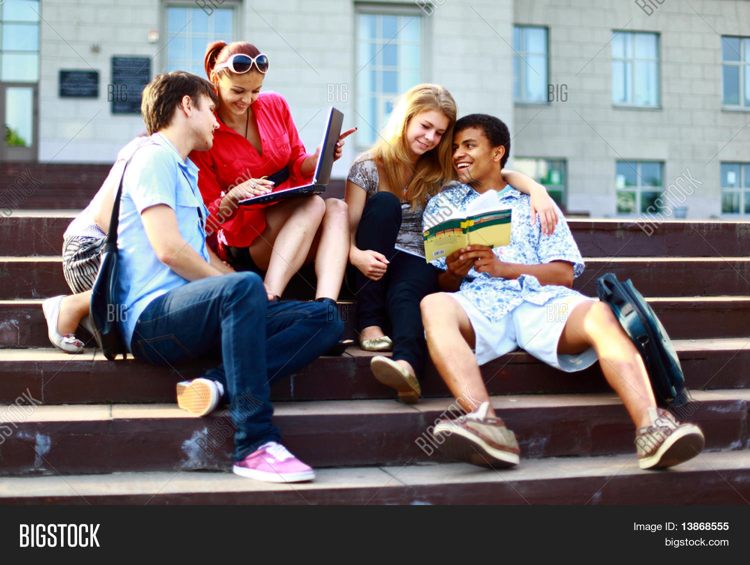 Group Five Students Image & Photo (Free Trial) | Bigstock