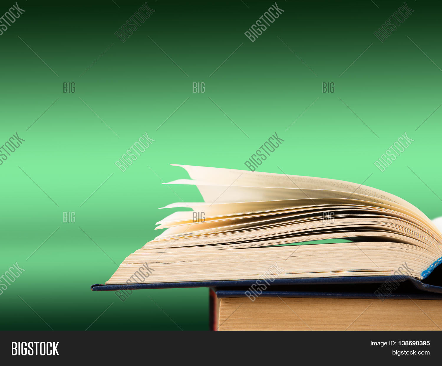 Open Book On Color Image & Photo (Free Trial) | Bigstock