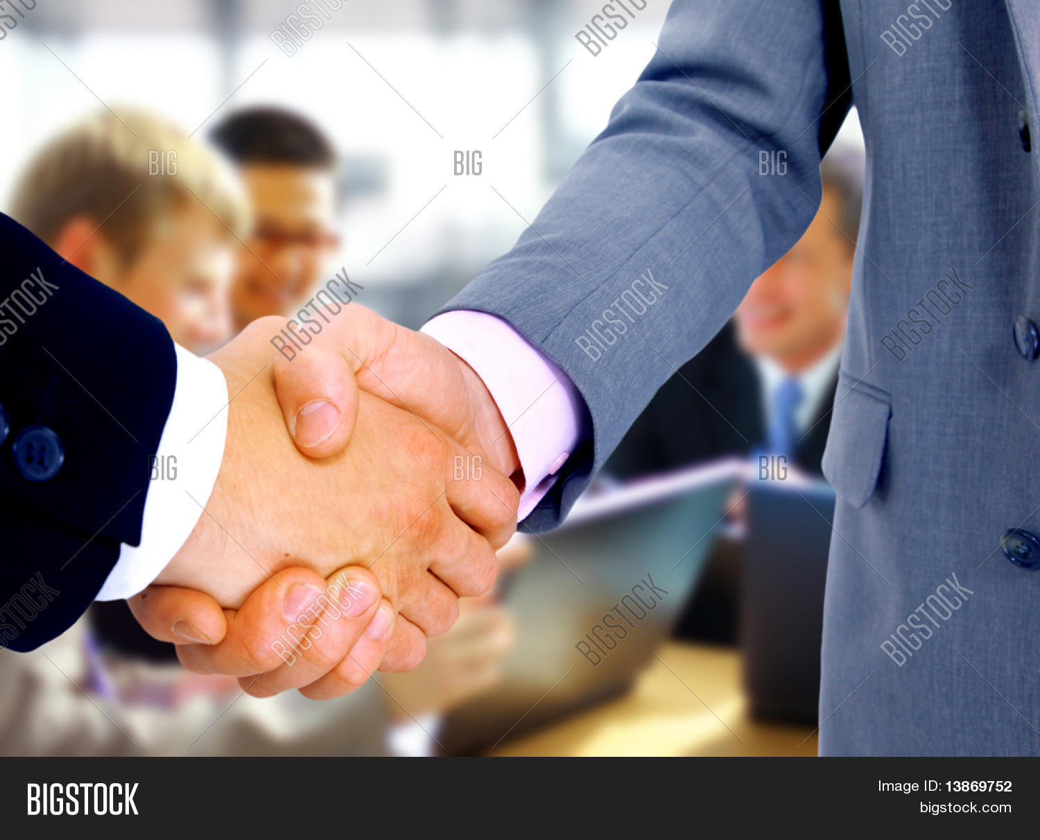 Handshake Isolated On Image & Photo (Free Trial) | Bigstock