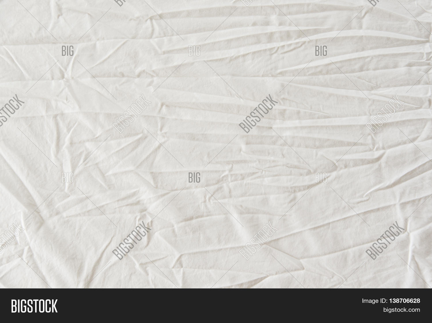 White Wrinkled Fabric Image & Photo (Free Trial) | Bigstock