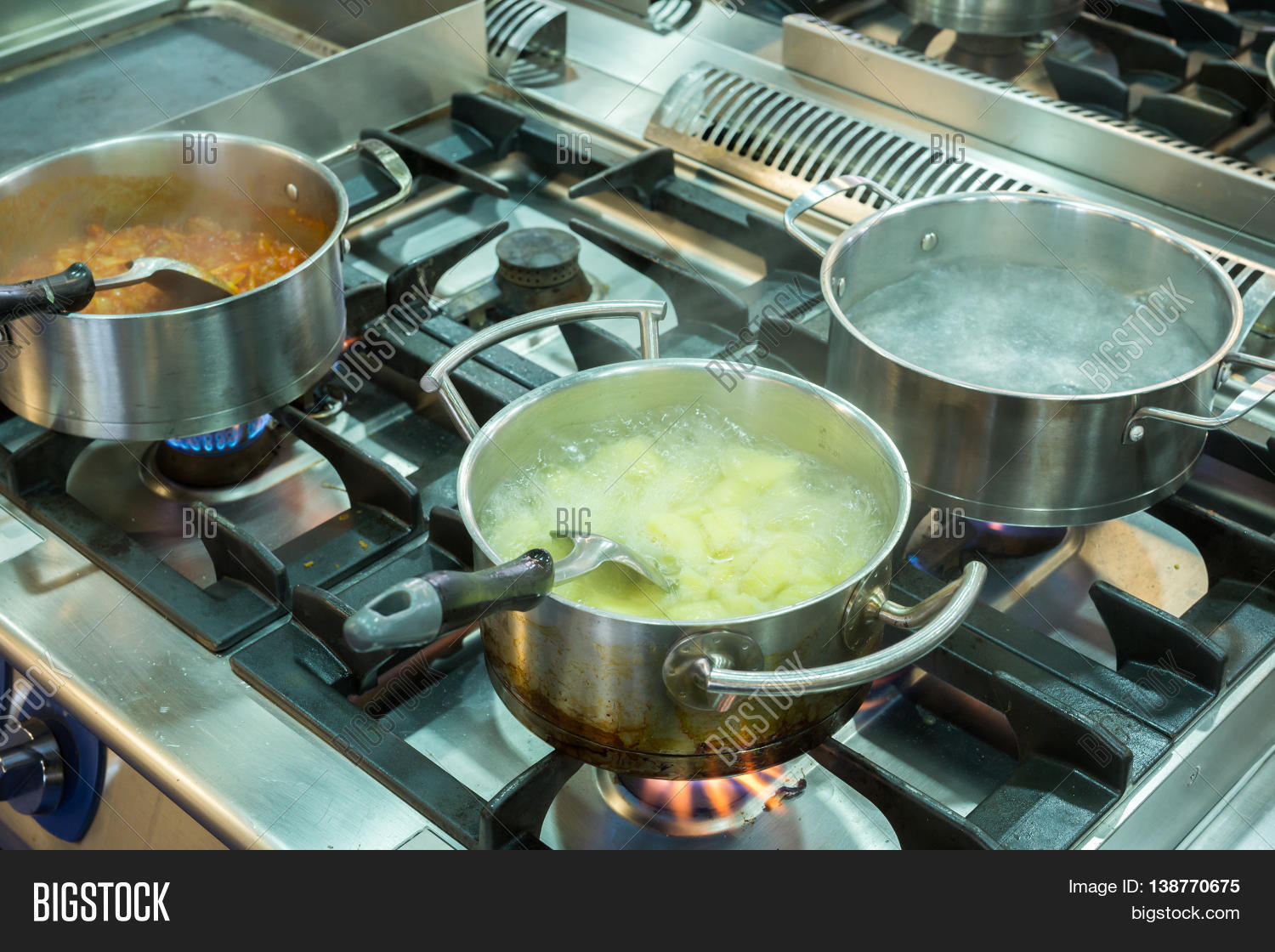 Close Cooking Many Image & Photo (Free Trial) | Bigstock