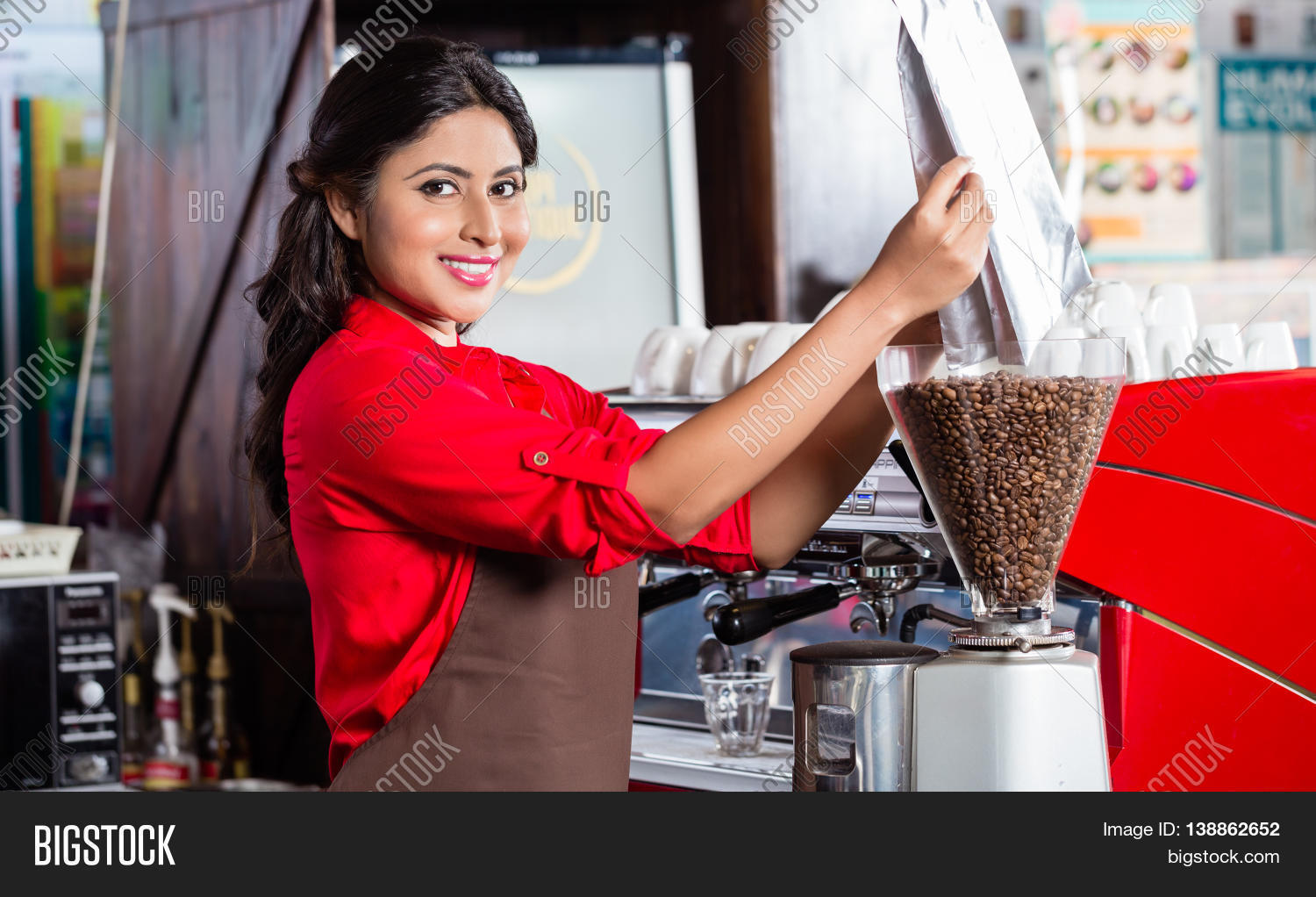 Barista Indian Cafe Image & Photo (Free Trial) | Bigstock