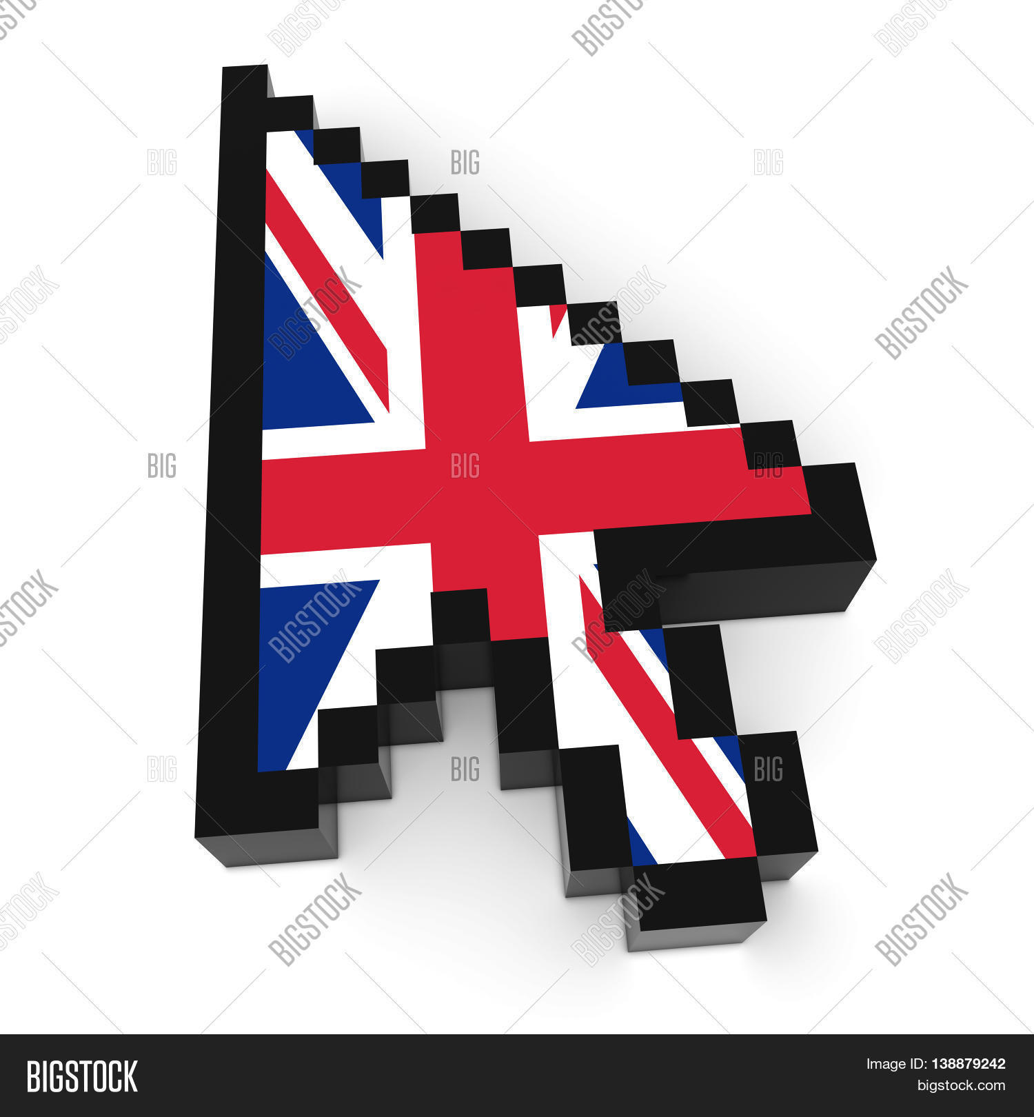 Uk Flag Arrow Cursor Image & Photo (Free Trial) | Bigstock