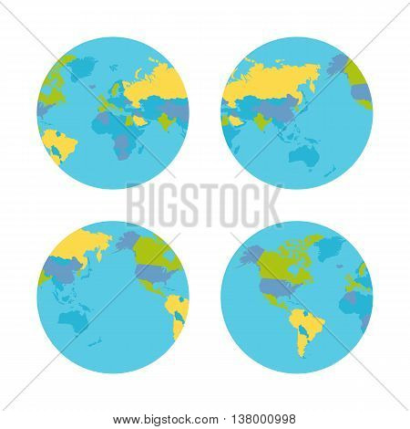 Planet Earth Vector Vector & Photo (Free Trial) | Bigstock