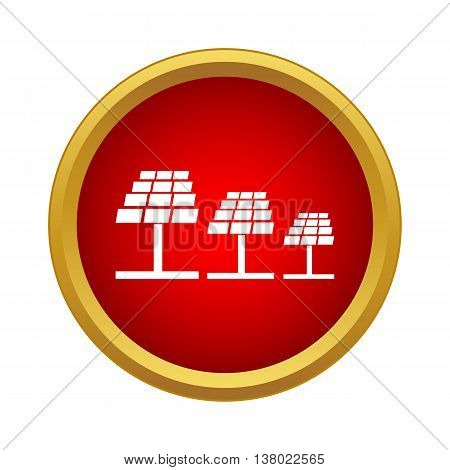 Solar Panels Icon Vector & Photo (Free Trial) | Bigstock