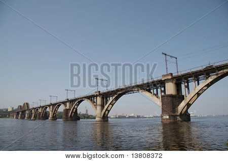 Bridge Dniepr River Image & Photo (Free Trial) | Bigstock
