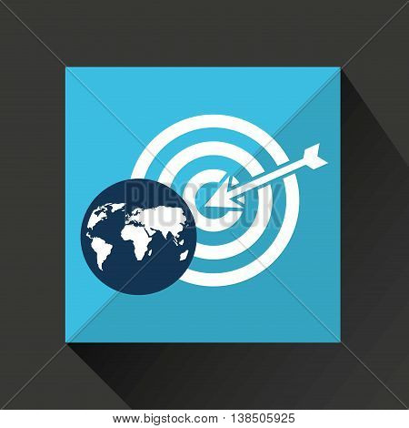 Target World Map Icon Vector & Photo (Free Trial) | Bigstock