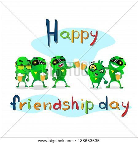 Friendship Day Green Vector & Photo (Free Trial) | Bigstock