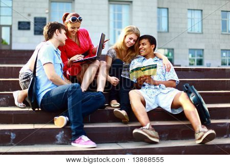 Group Five Students Image & Photo (Free Trial) | Bigstock