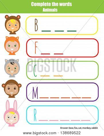 Complete Words Vector & Photo (Free Trial) | Bigstock