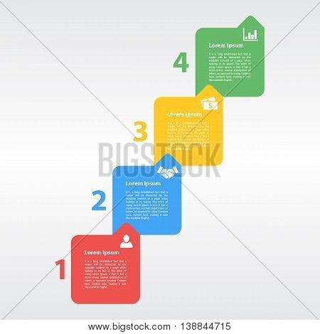 Four Steps Sequence Vector & Photo (Free Trial) | Bigstock