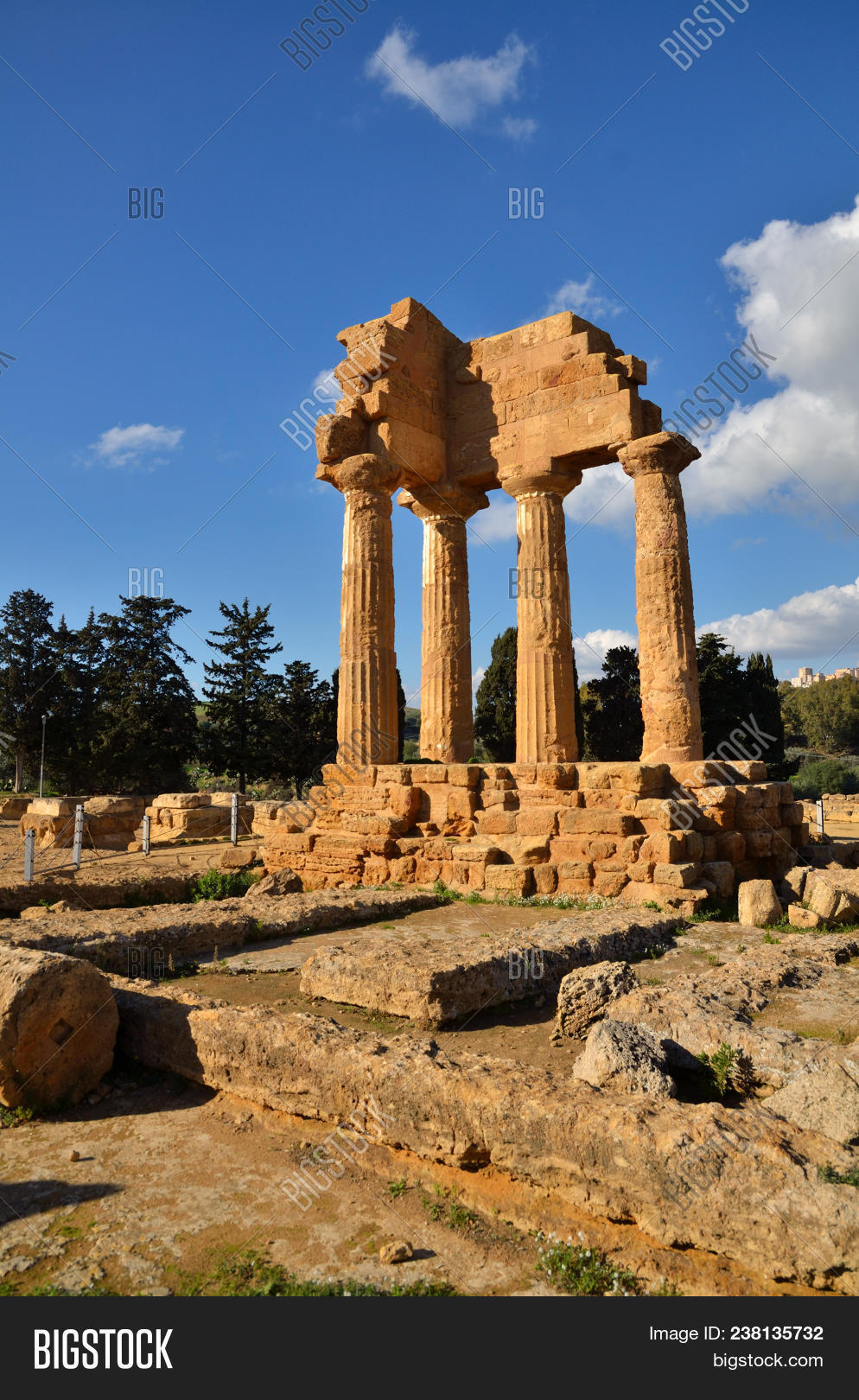 Temple Castor Pollux Image & Photo (Free Trial) | Bigstock