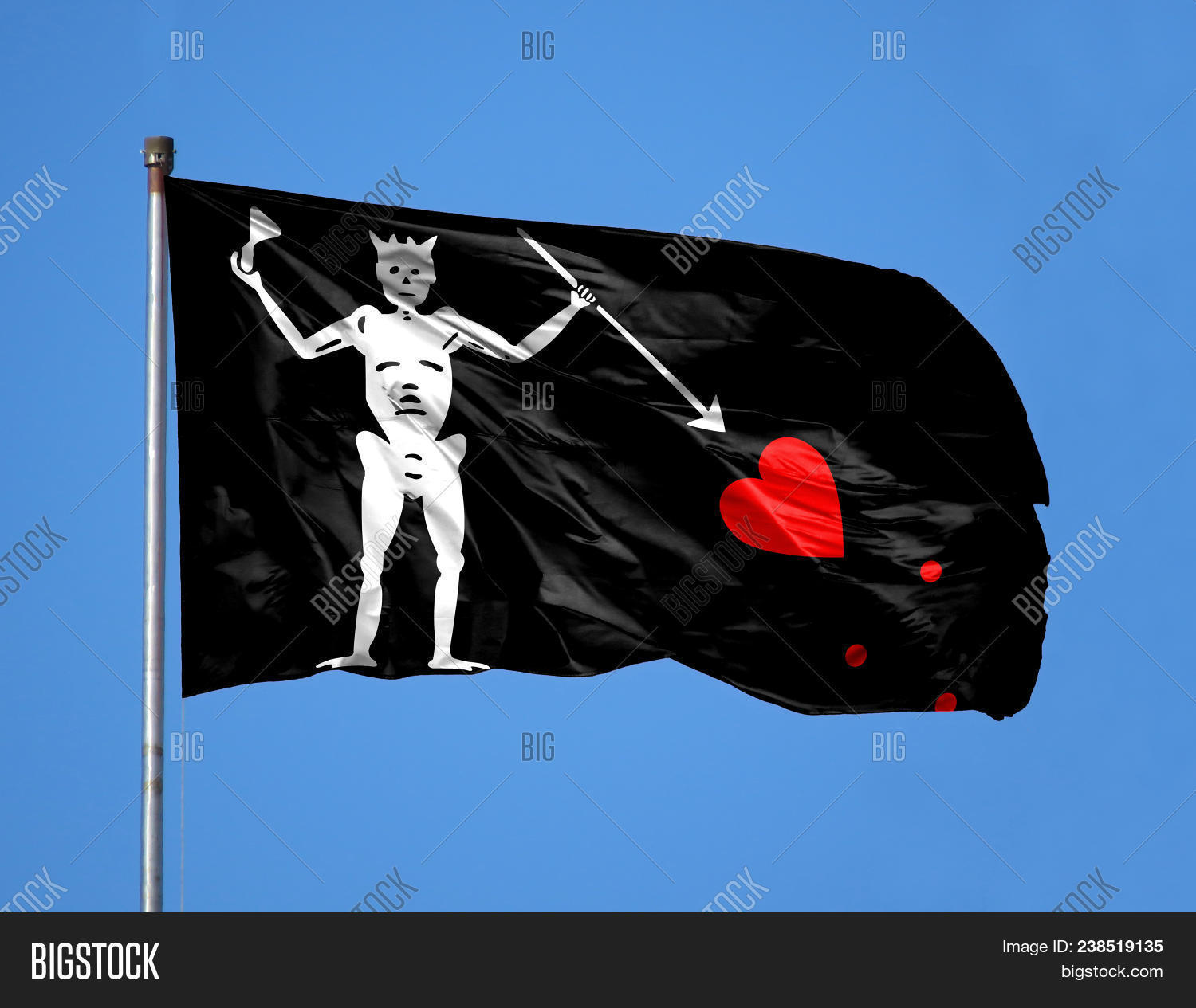 Blackbeard Pirate Flag Image & Photo (Free Trial) | Bigstock