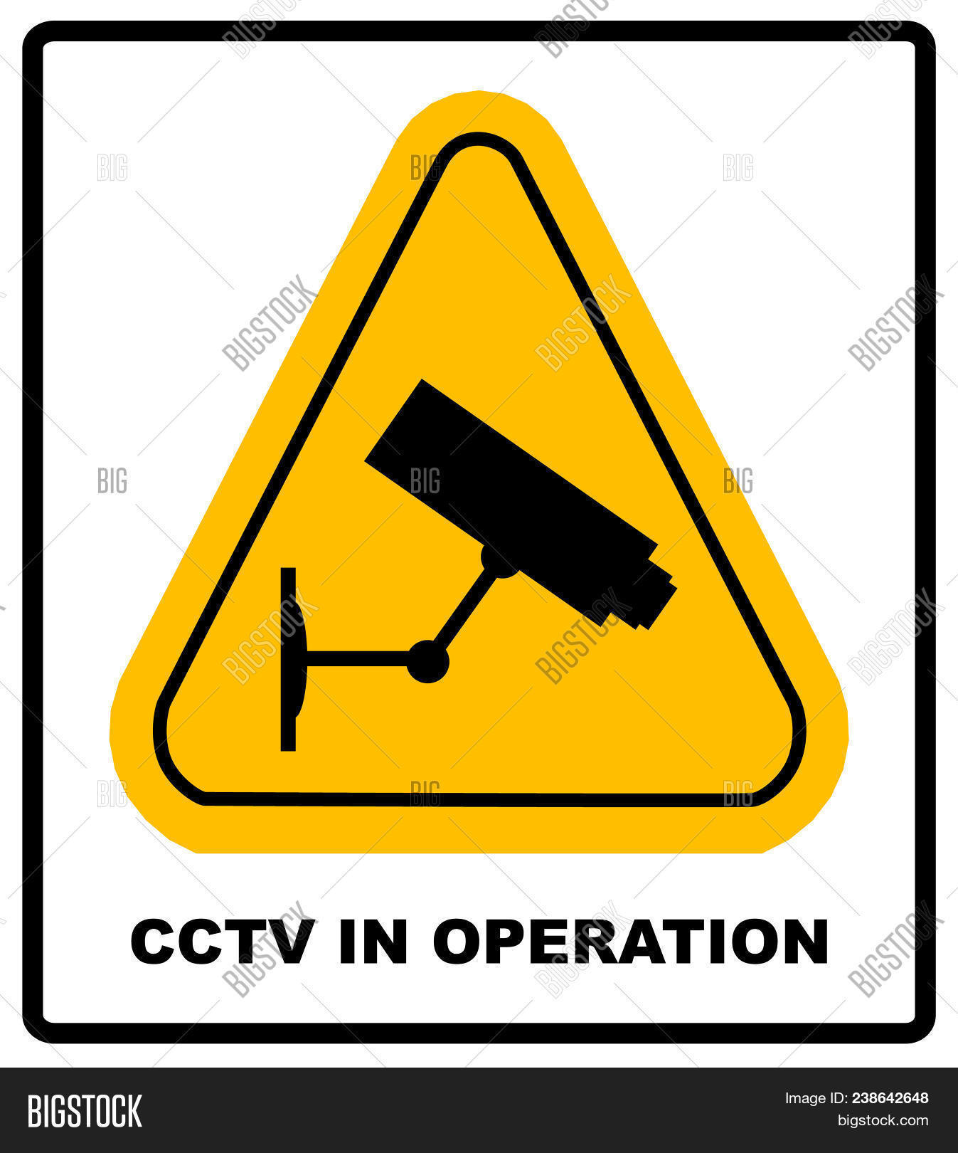 Cctv Operation Sign - Image & Photo (Free Trial) | Bigstock