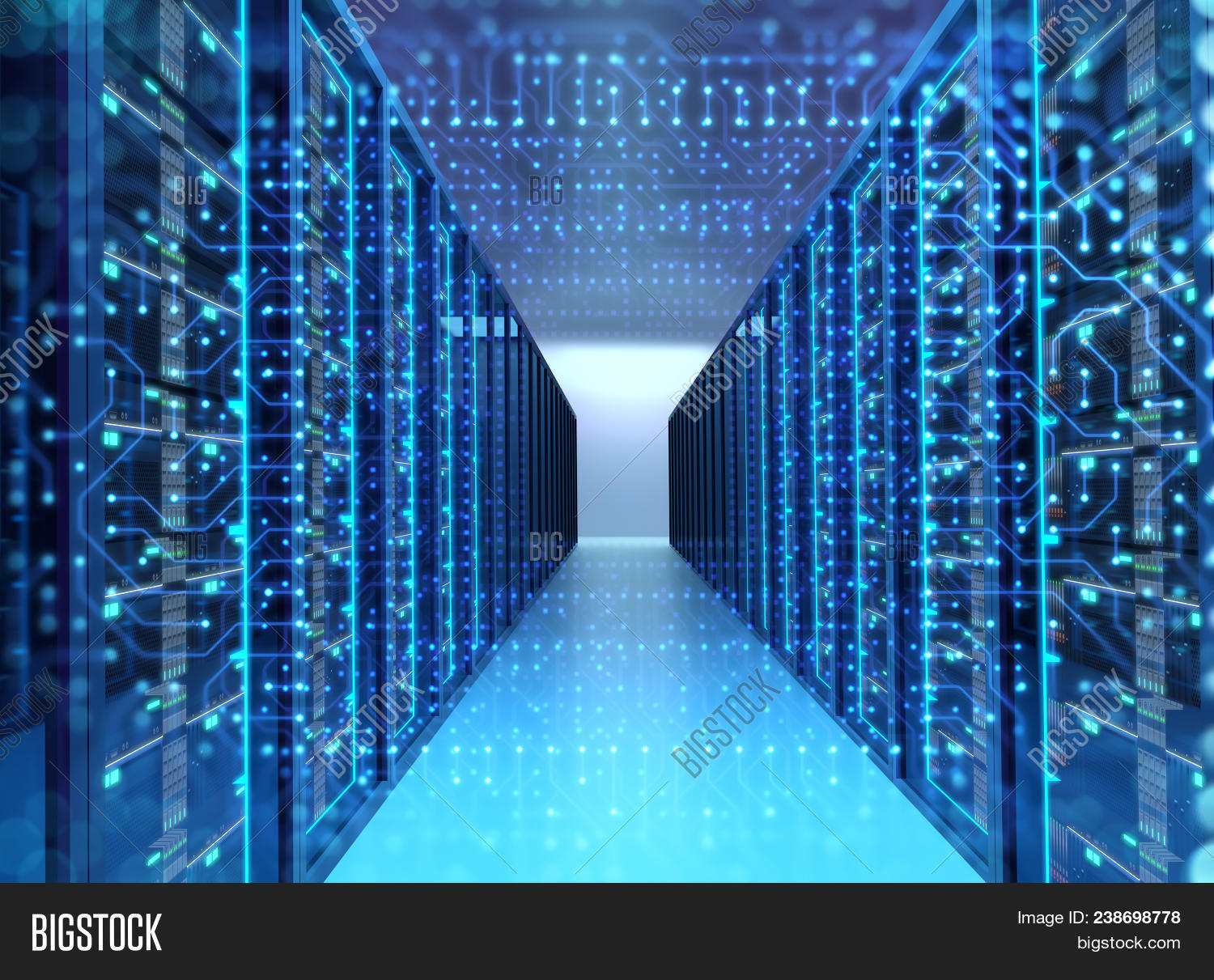 Corridor Server Room Image & Photo (Free Trial) | Bigstock