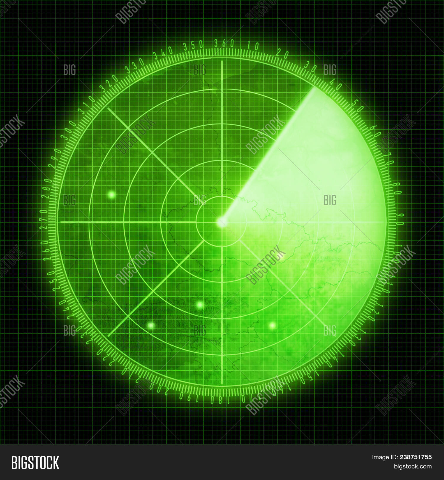 Green Military Radar Image & Photo (Free Trial) | Bigstock