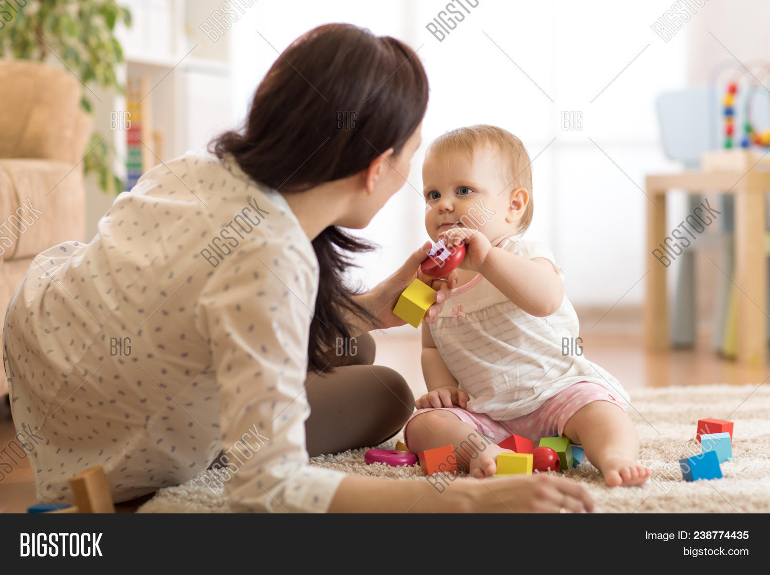 Cute Baby Girl Playing Image & Photo (Free Trial) | Bigstock
