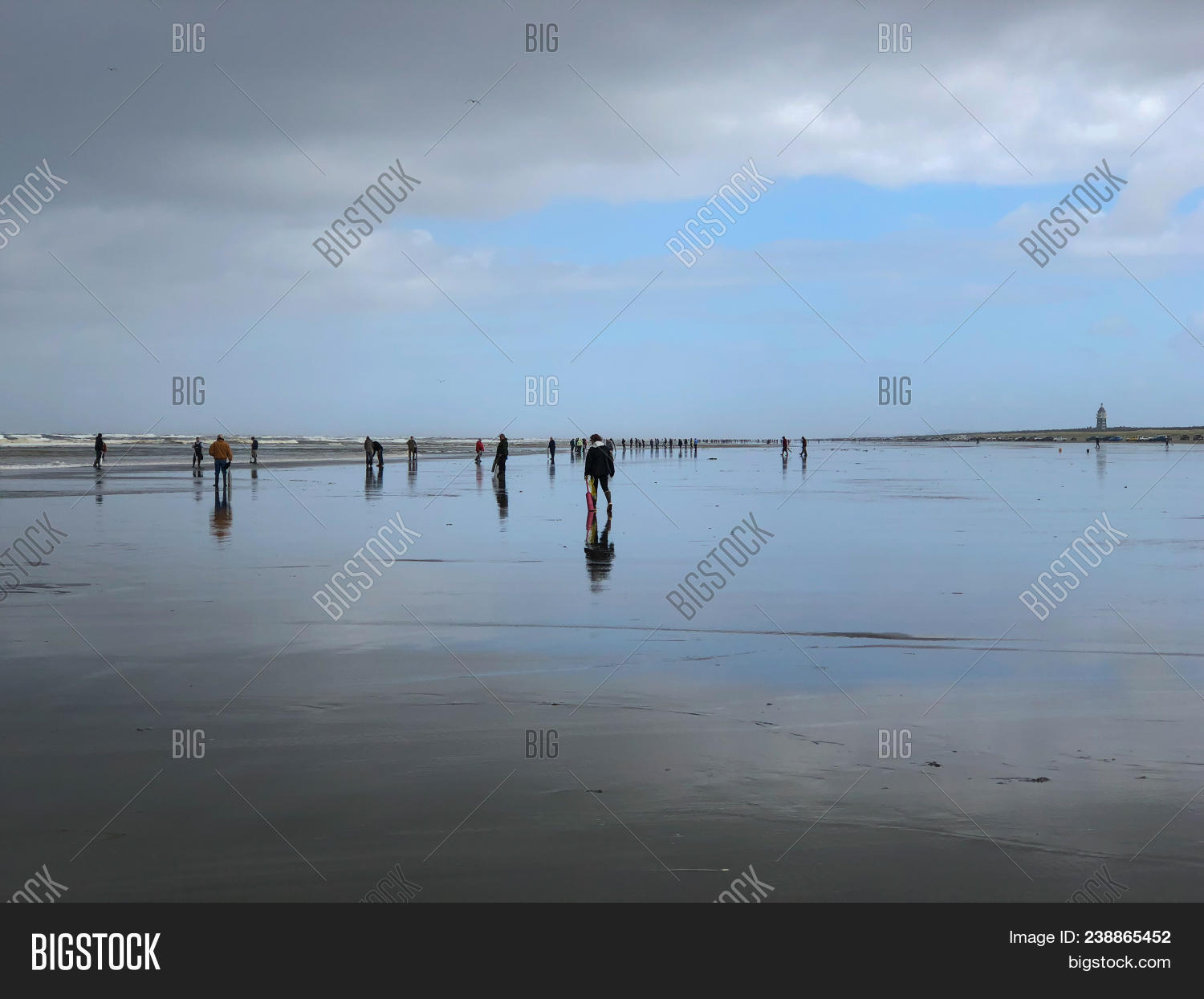 Clam Digging Long Image & Photo (Free Trial) | Bigstock