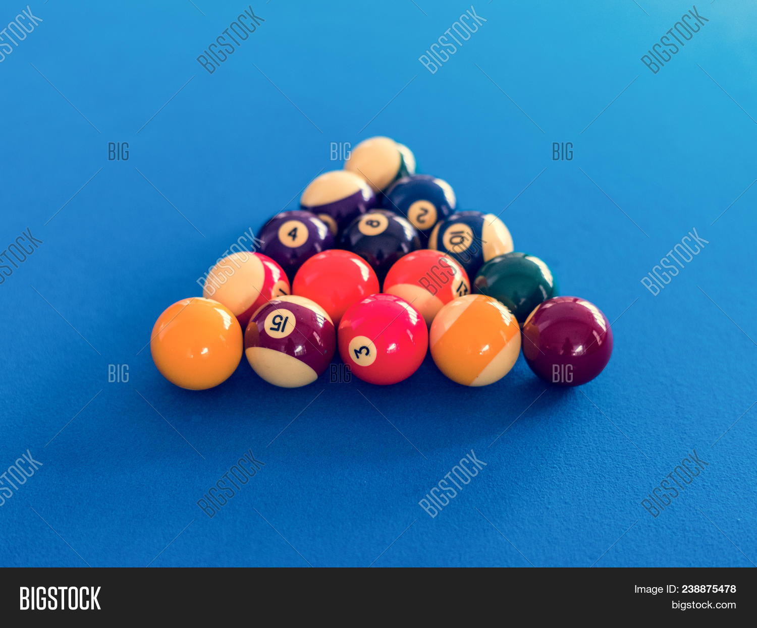 Billard Balls Setup On Image & Photo (Free Trial) | Bigstock